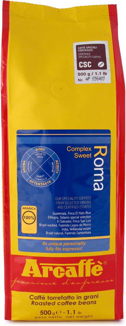 Arcaffè Roma 500 g kaffebönor - Crema
