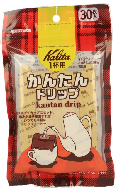 Kalita Kantan Disposable Coffee Dripper, 30 pcs - Crema