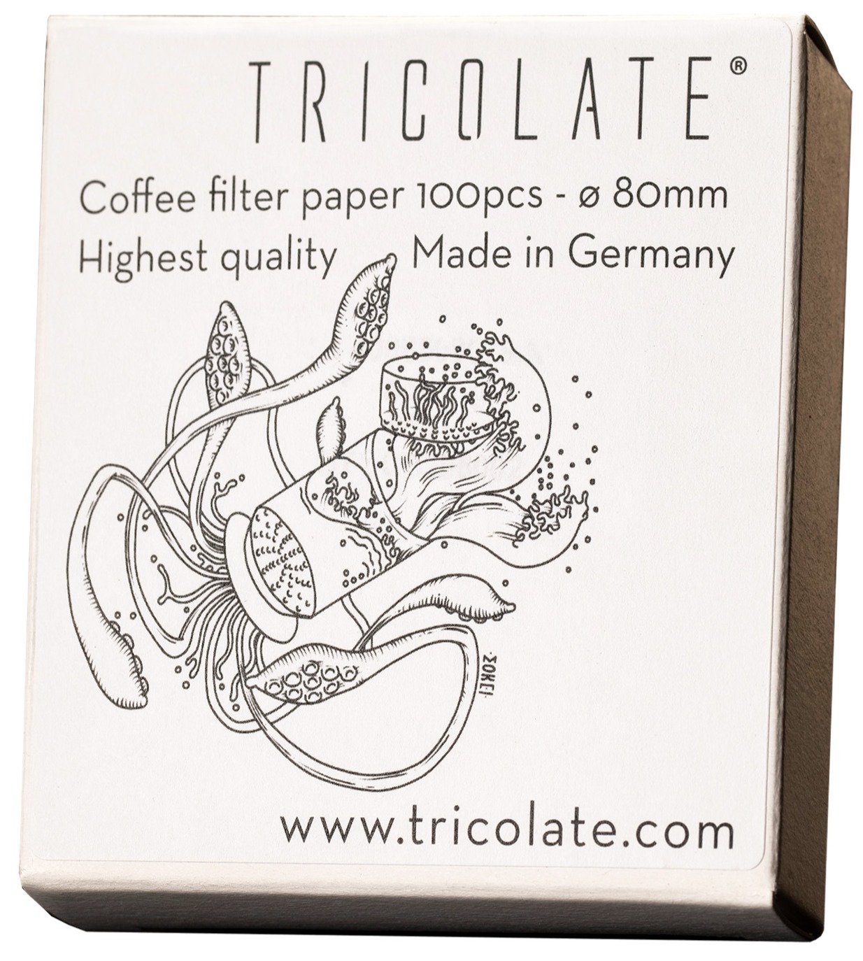 Tricolate filterpapper 100 st. - Crema