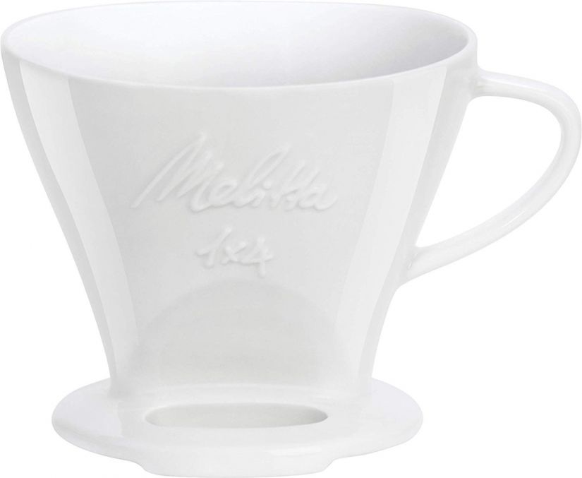 Melitta filterhållare i porslin 1x4 - Crema