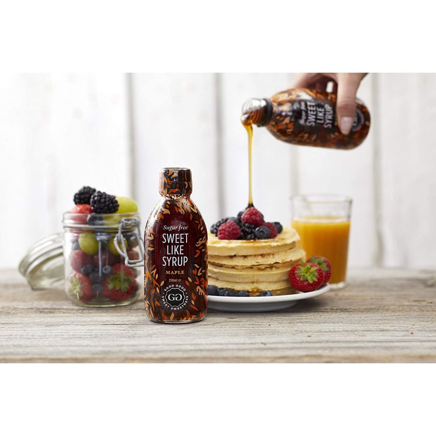 Good Good Sweet Like Syrup sockerfri sirap, lönnsirap 350 g - Crema