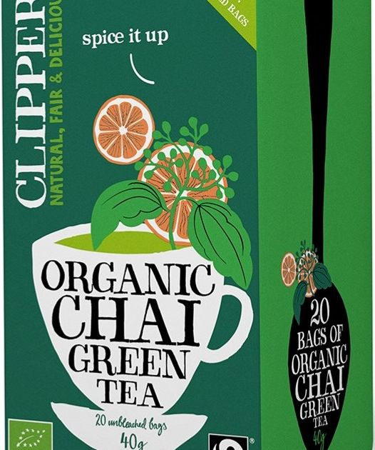 Clipper Organic Chai Green Tea 20 tepåsar - Crema