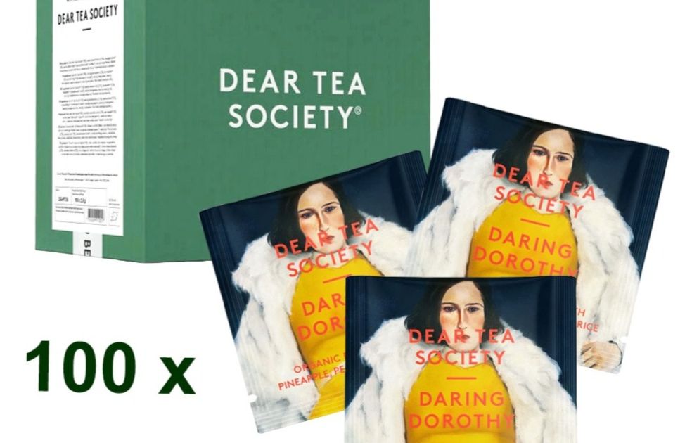 Dear Tea Society Daring Dorothy ekologiskt svart te, 100 tepåsar - Crema