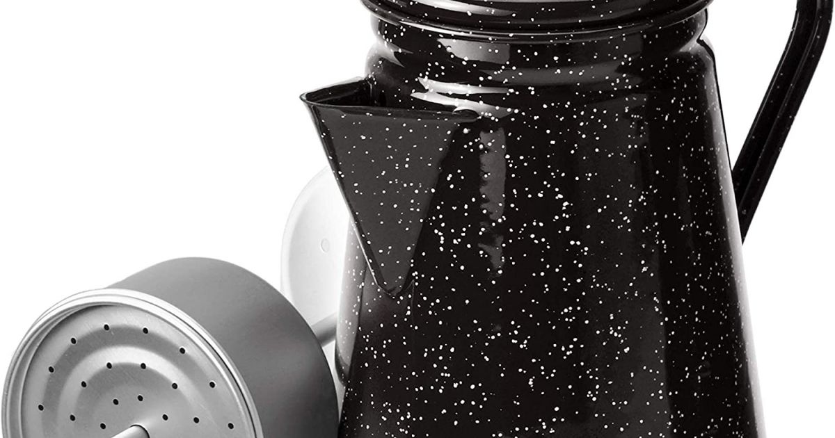 GSI Outdoors Enamel Percolator 8 Cup - Crema