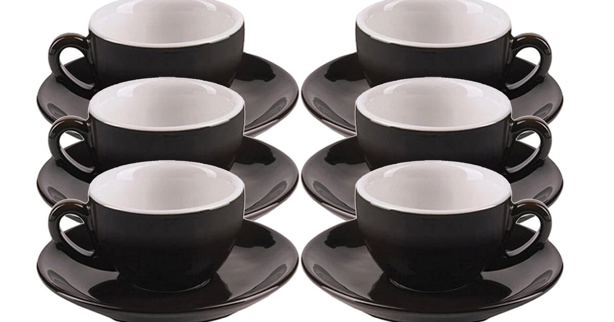 IPA Milano Espresso Cup 80 ml, Black & White - Crema