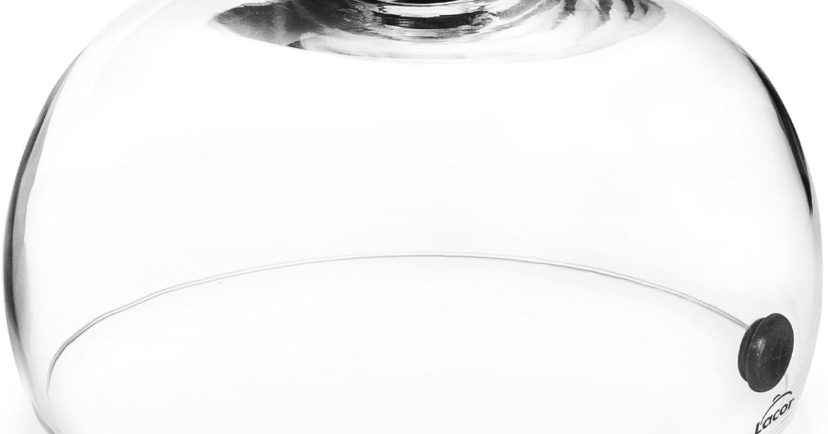 Lacor glaskupa för rökpistol 22 cm - Crema