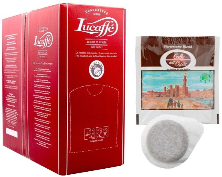 Lucaffé Caffè Dell'Ospite espresso pods 150 st - Crema