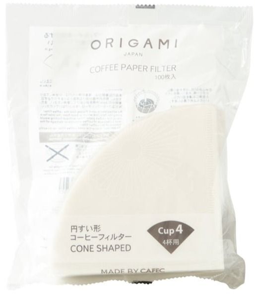 Origami M filterpapper 4 koppar, 100 st - Crema