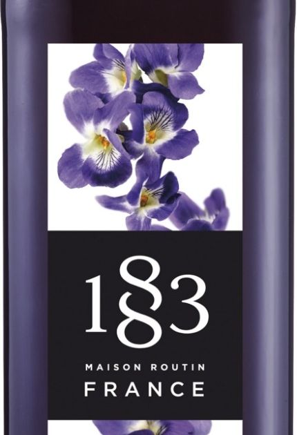 Maison Routin 1883 Violet syrup 1000 ml - Crema