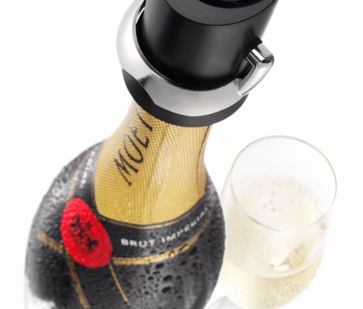 Vacu Vin Champagne Saver flaskförslutare - Crema